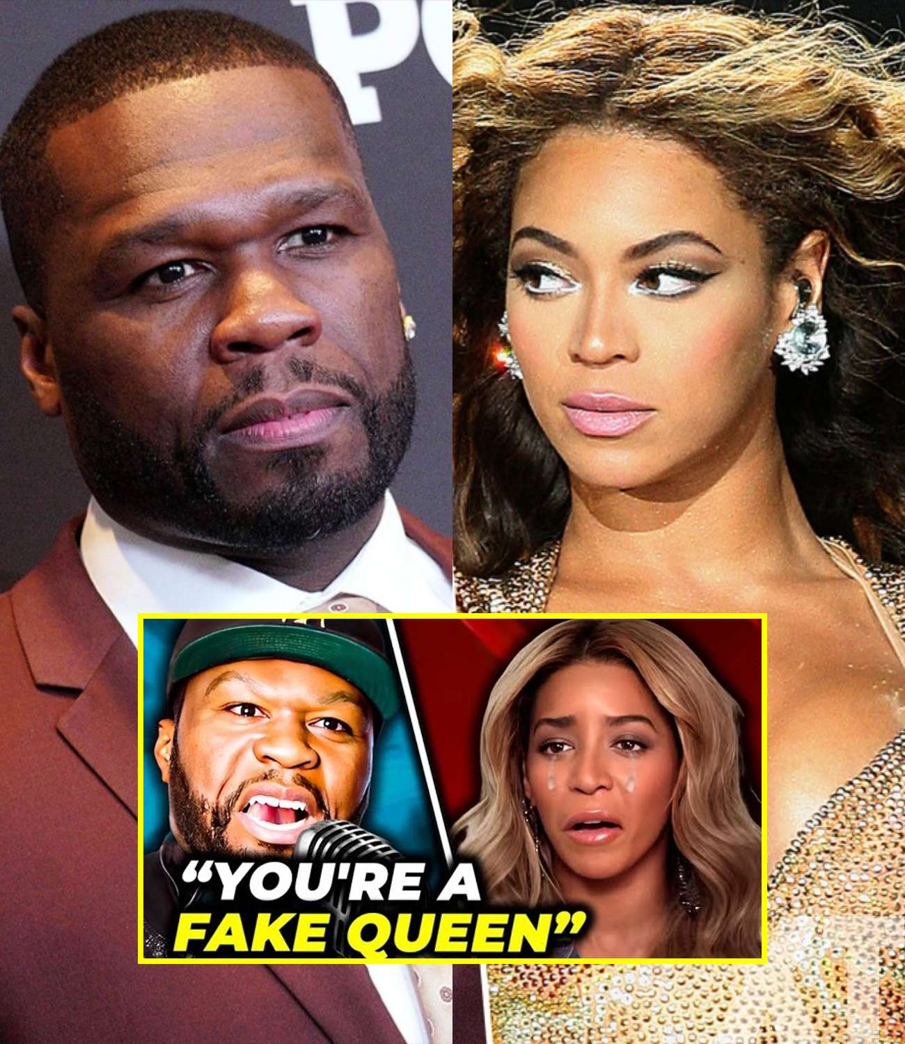 "YOU'RE A FAKE QUEEN" - 50 Cent CONFRONTS Beyoncé For STEALING Songs ...