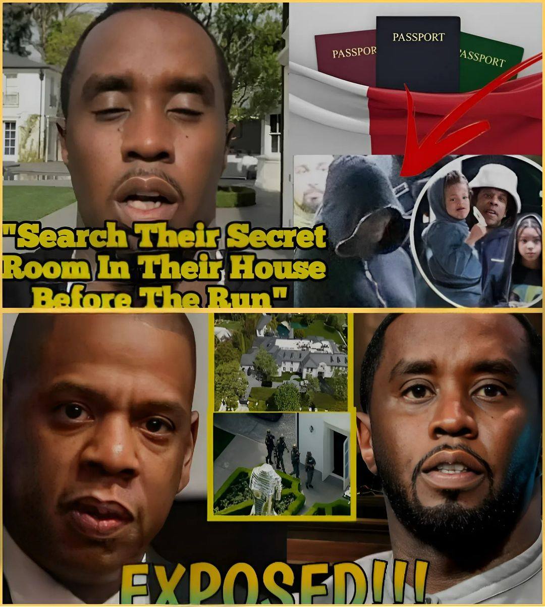 (VIDEO) Jay-Z & His Family’s Passport Sized After Diddy Reveals Hidden ...