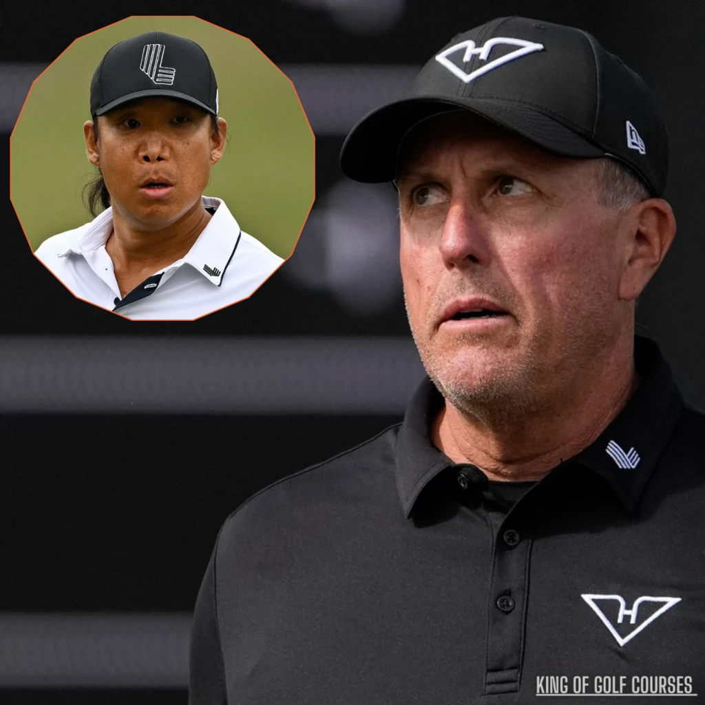 Phil Mickelson suddenly got involved in Anthony Kim's heated argument ...