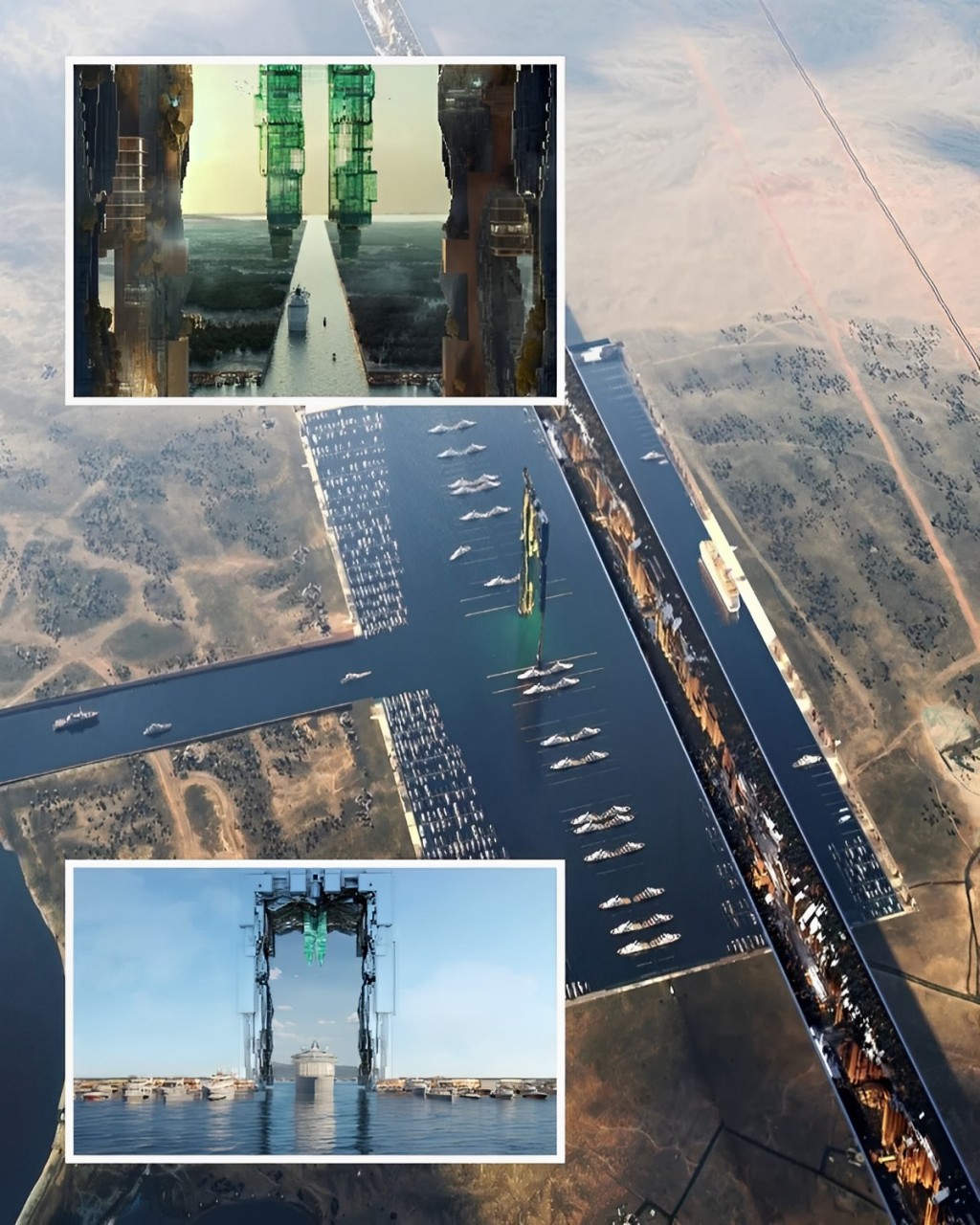 Baffling new designs for Saudi Arabia’s The Line look like optical ...