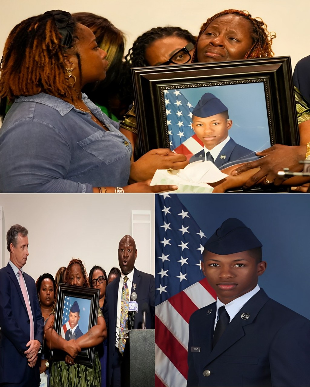 Mom of Airman Roger Fortson sobs as she reveals his final words before ...