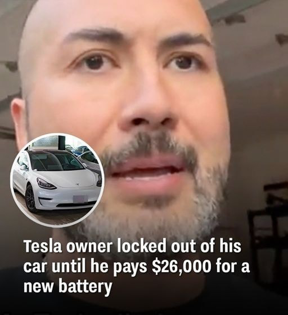 (X) Tesla Owner Says He’s Locked Out After Battery Expired, Replacement ...