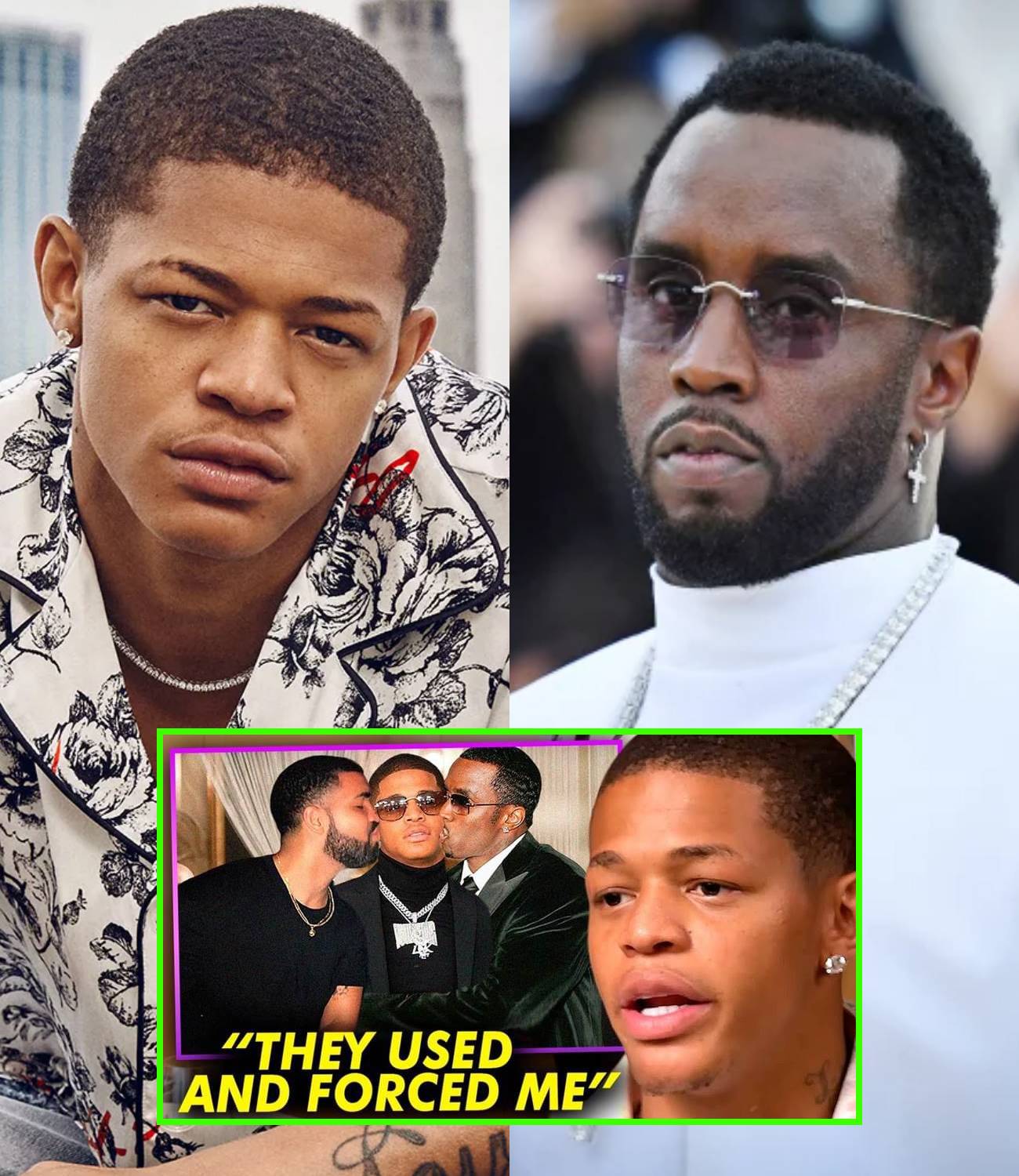 (X) "They UѕeԀ And FᴏrceԀ Me" - YK Osiris SUES Diddy and Drake For $50 ...