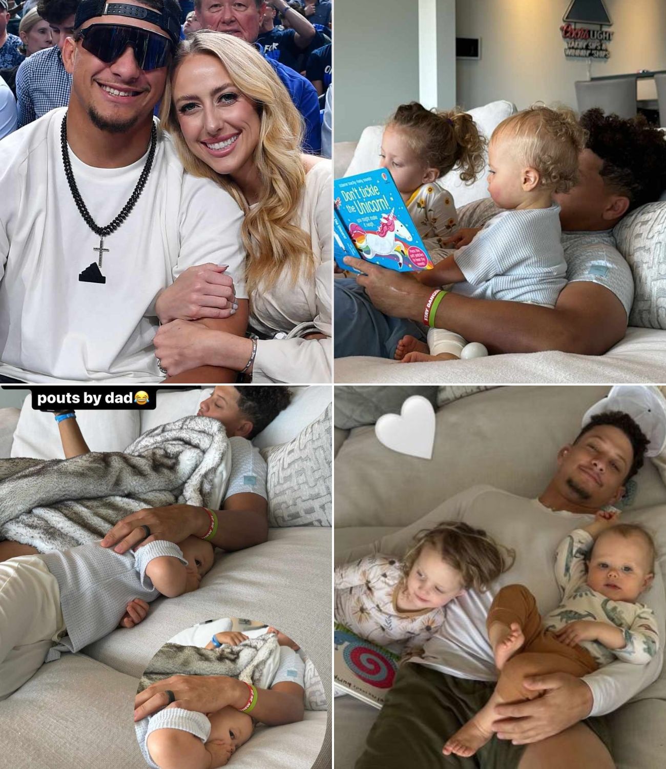 Adorable Moment!!! Brittany Mahomes share Candid Photos of Husband ...