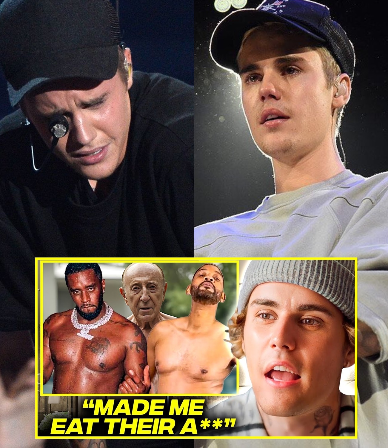 Justin Bieber Exposes Will Smith, Diddy, and Clive Davis for Grooming ...