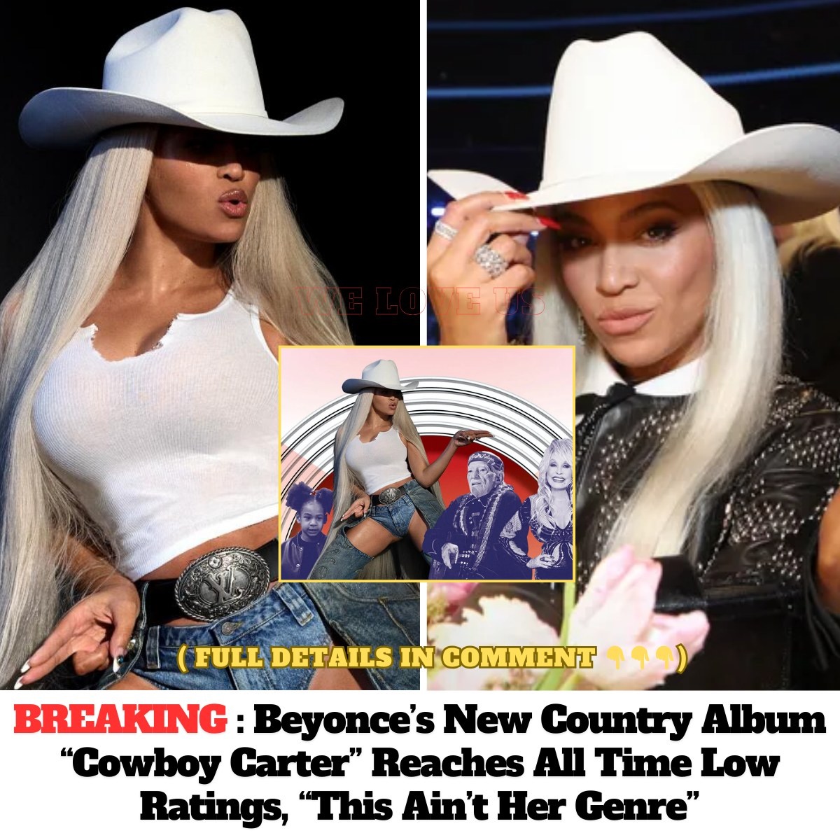 Unbelievable: Beyonce’s album “Cowboy Carter” records lowest number of ...