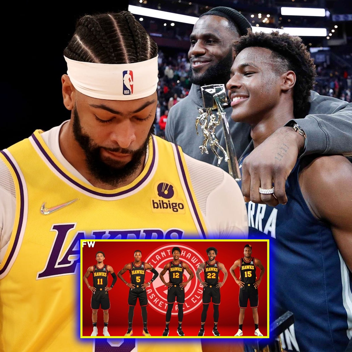 Lakers trade Anthony Davis as LeBron James leaves: Hawks star replaces ...