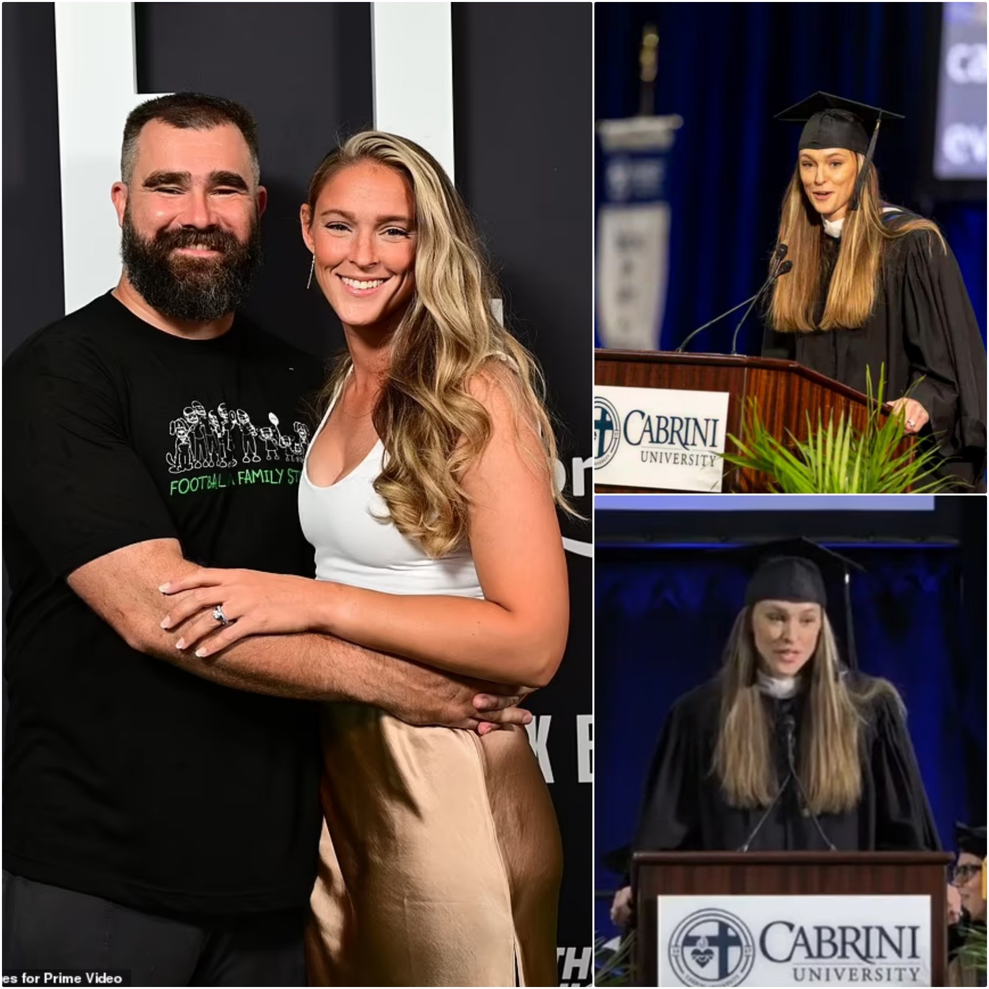 Kylie Kelce tells graduates at her alma mater to ‘lower’ their ...