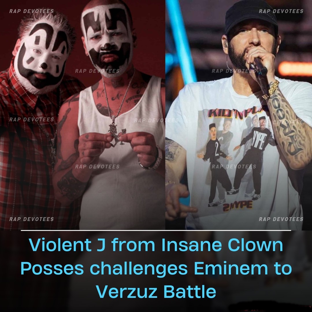 Violent J from Insane Clown Posse throws down the gauntlet, challenging Eminem to a Verzuz ...