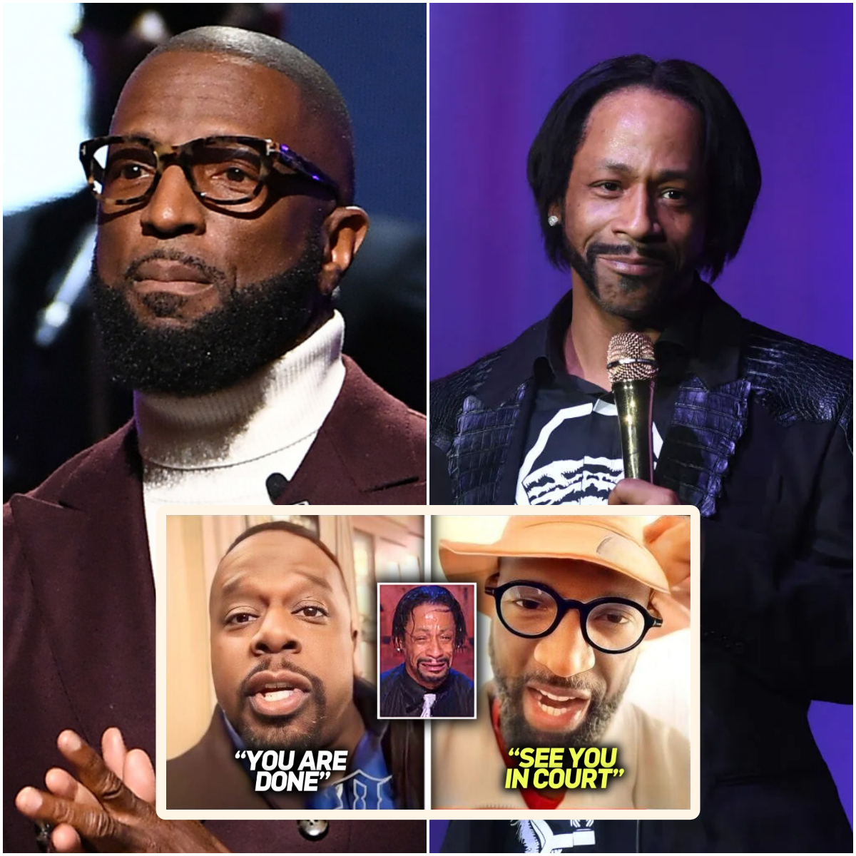 (X) Cedric & Rickey Smiley SUES Katt Williams | Katt Williams WARNS ...