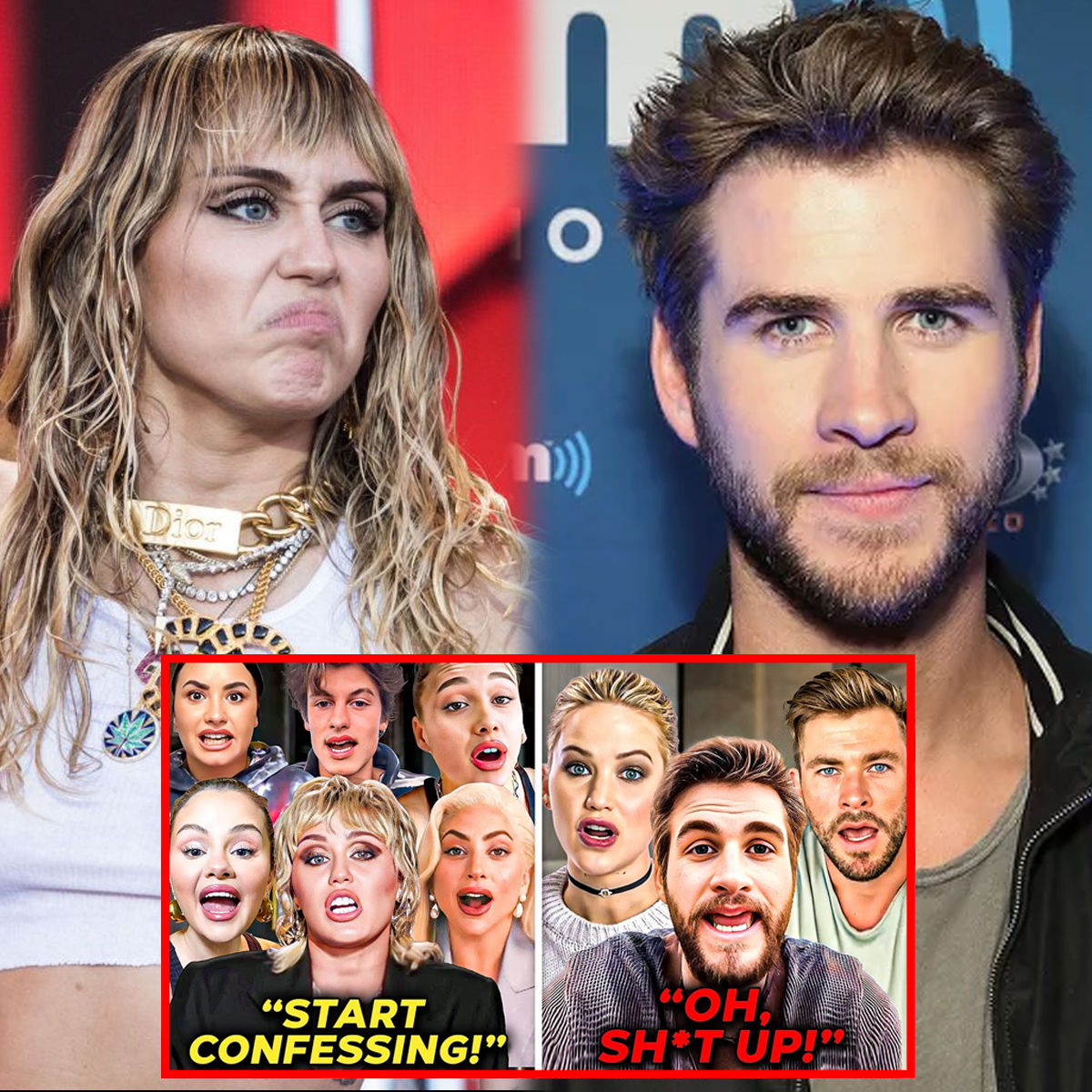 (X) Famous Celebrities "BACKING-UP" Miley Cyrus V.S Liam Hemsworth For ...