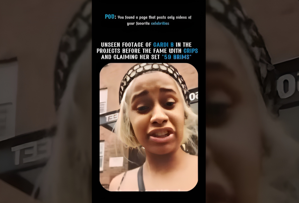 Unseen Footage Of Cardi B In The Projects Before The Fame With Crips ...