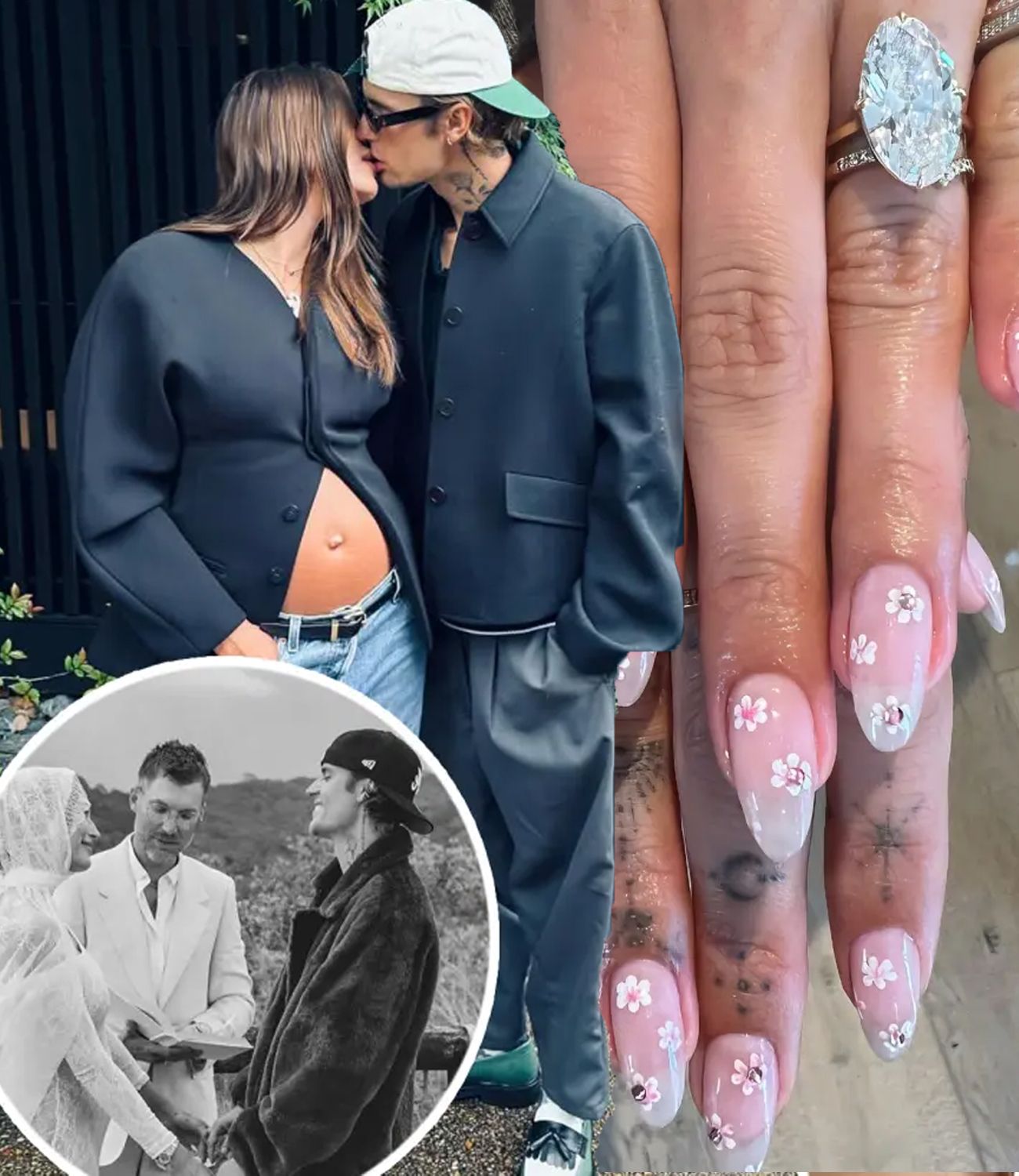 Justin Bieber gifts pregnant wife Hailey a dazzling new diamond ring ...