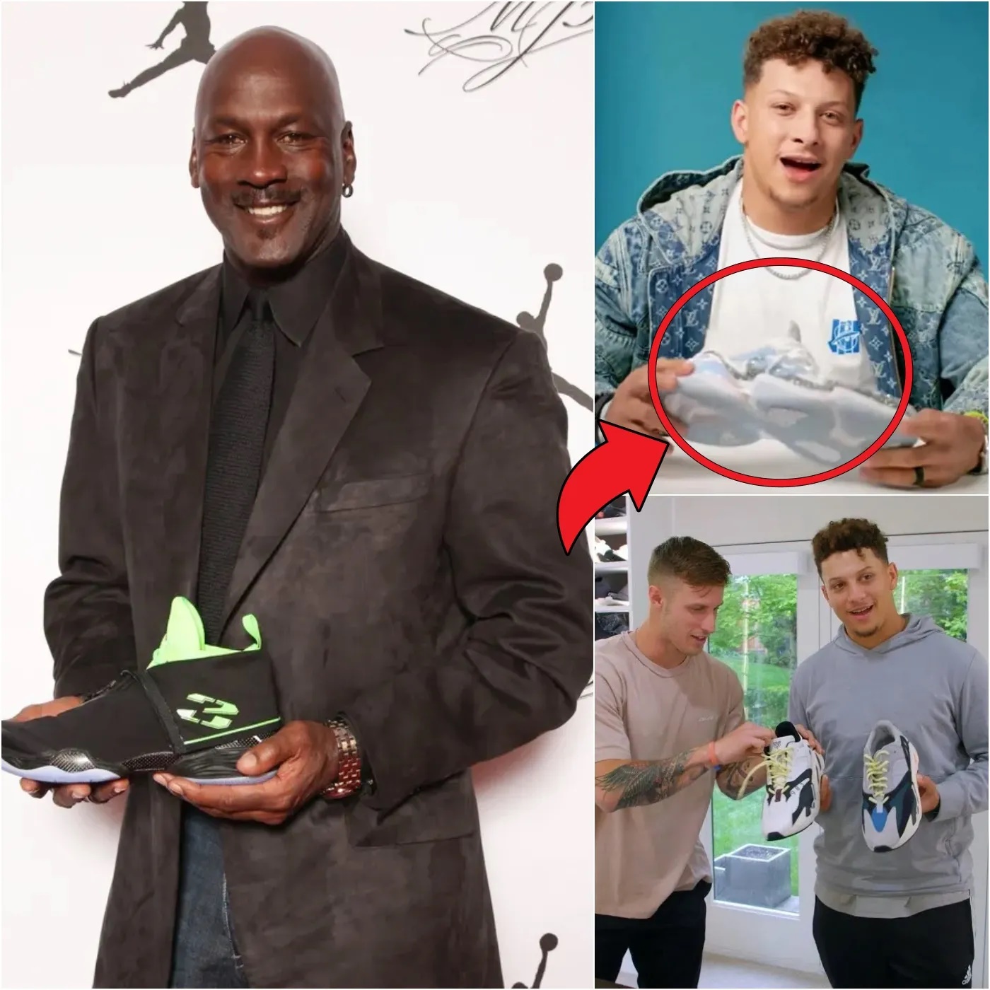 Michael Jordan Gifted Patrick Mahomes A Pair Of Limited Edition ...