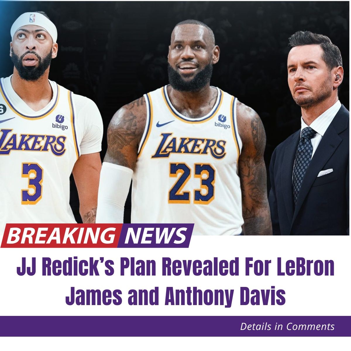 JJ Redick’s Plan Revealed For LeBron James and Anthony Davis - News