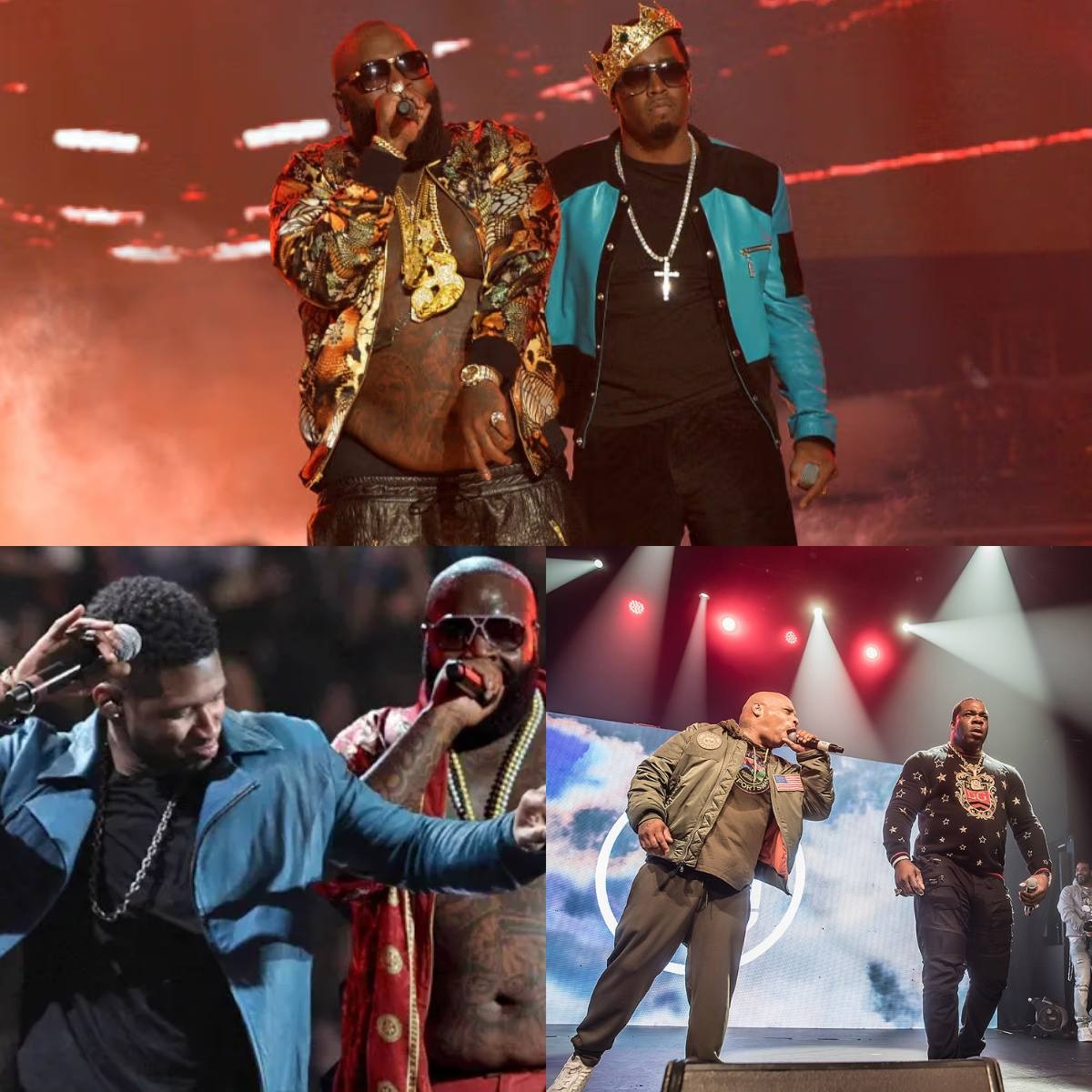 Rick Ross hosts a house party inviting Usher to celebrate the success ...