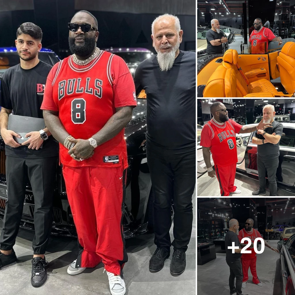 Rick Ross visited the Mansory Dubai Showroom and he was as excited as a ...