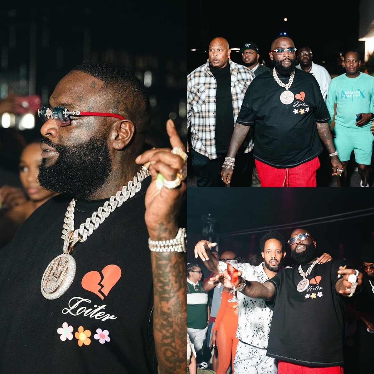 Billionaire Rick Ross Known for Extravagant Lifestyle and Lavish Parties at LoVe Memphis, the ...
