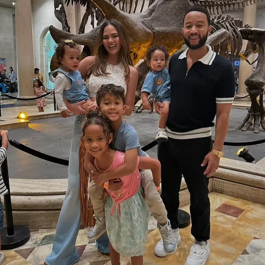 Chrissy Teigen, 38, shares adorable photos alongside husband John ...