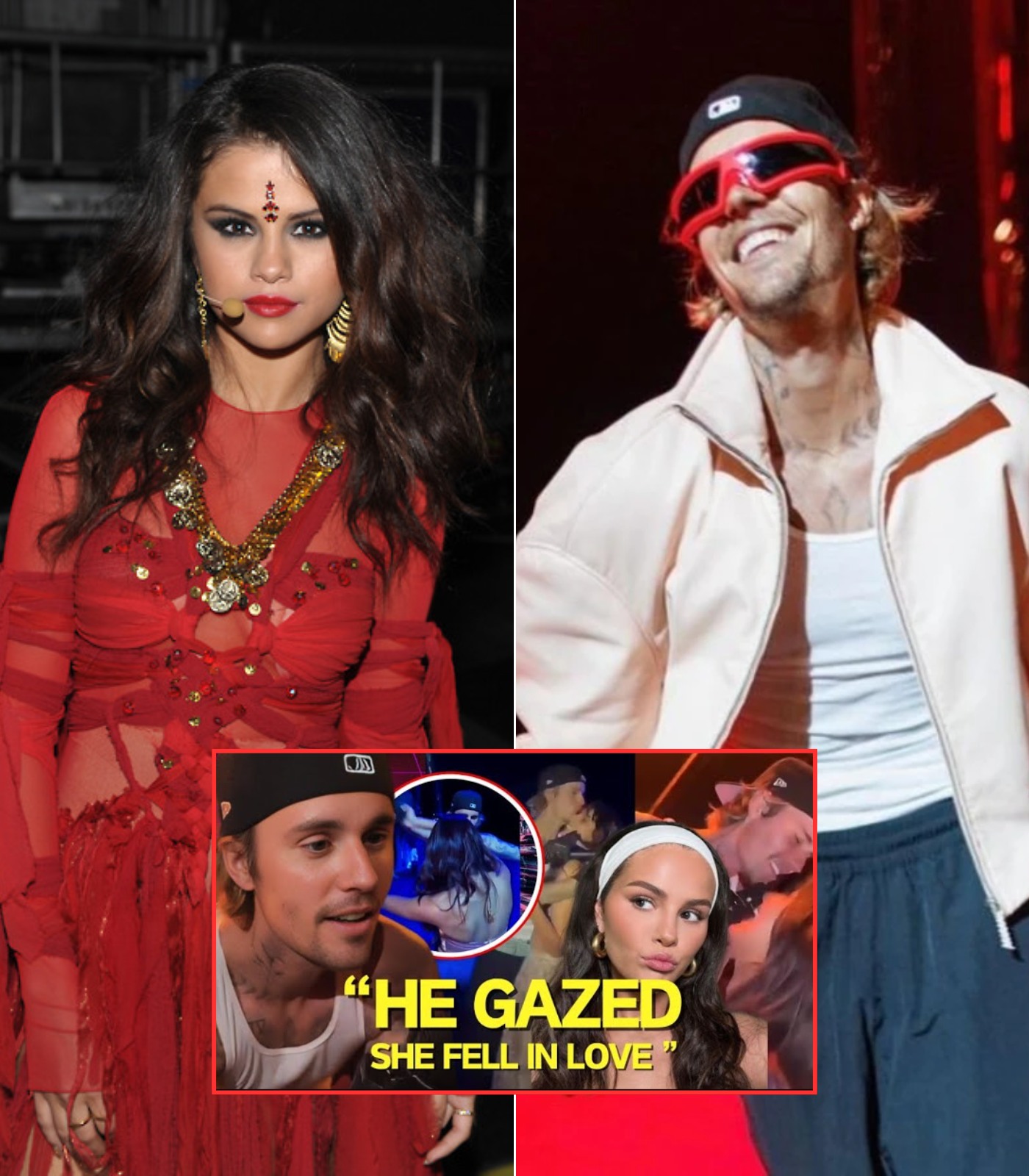 Justin Bieber gazes, dances with and hugs a fan who resembles Selena ...