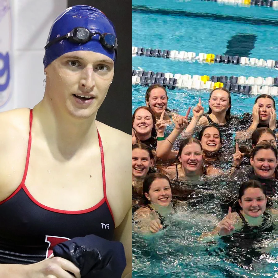 Lia Thomas, a former University of Pennsylvania swimmer once celebrated ...