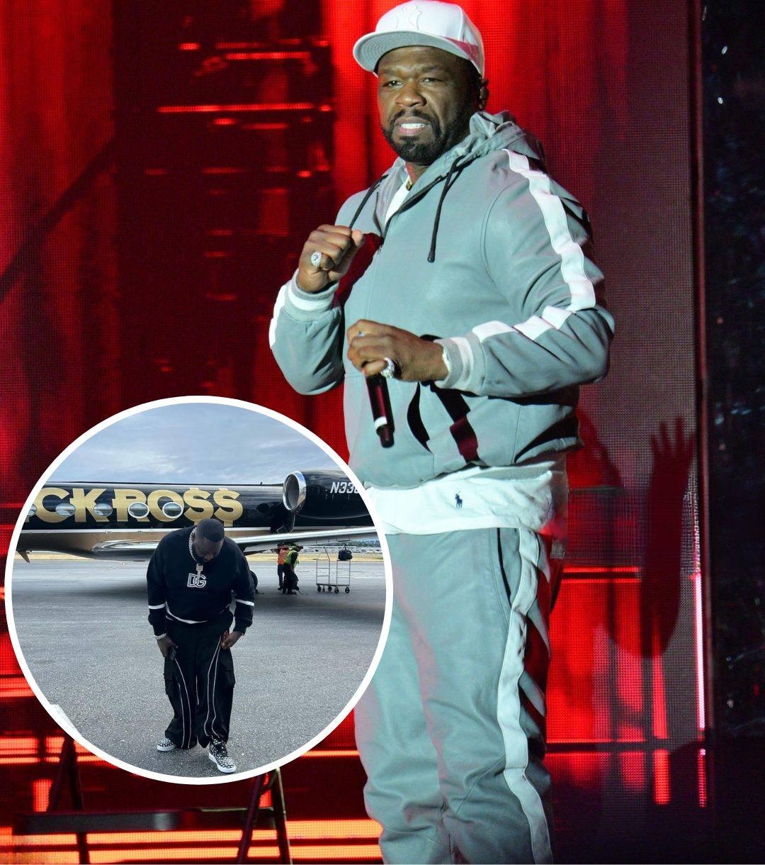 50 Cent Jumped On The Gram To Mock Rick Ross After A Video Went Viral ...