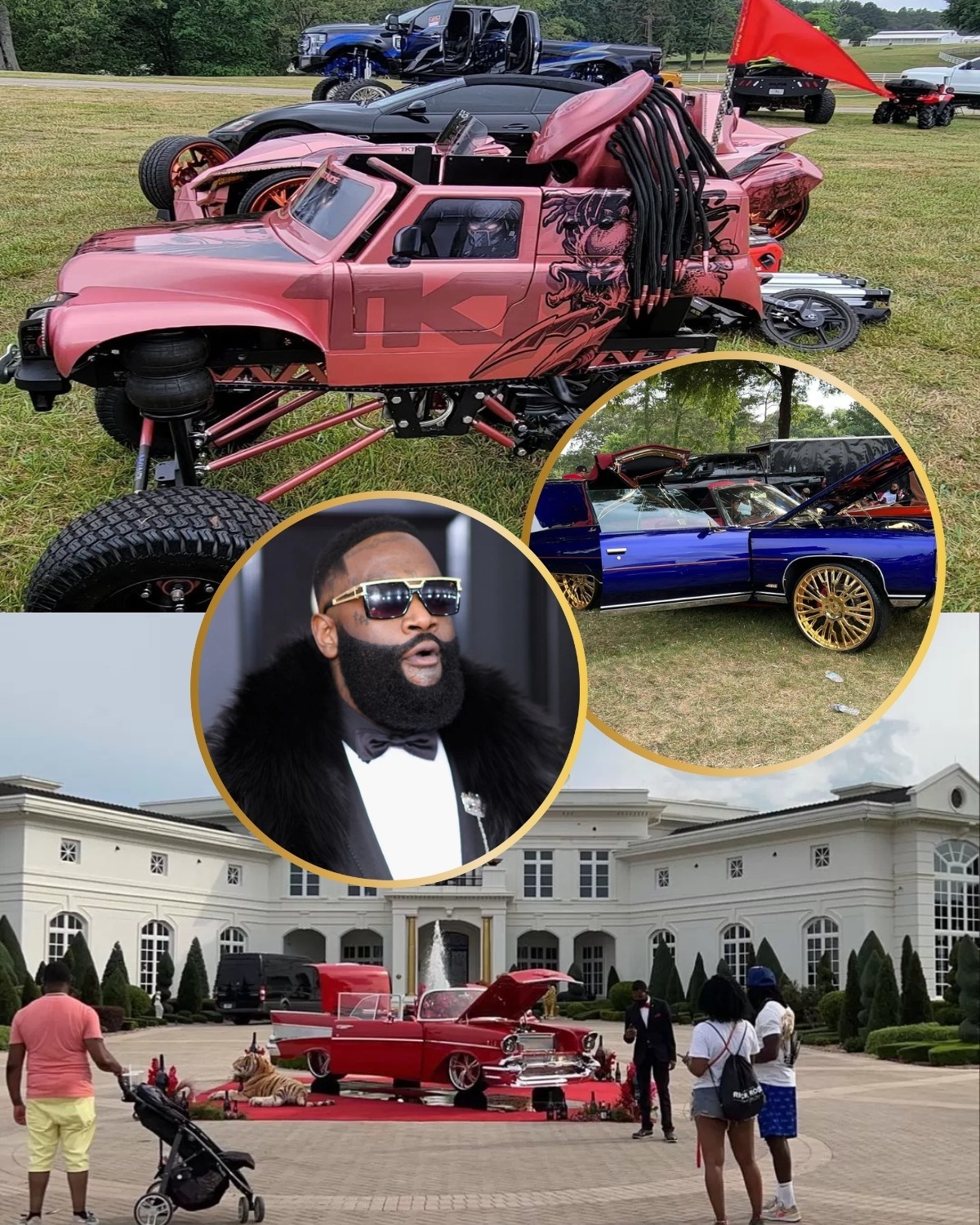 Rick Ross hosts a large-scale car and bike show at his ‘Promised Land ...