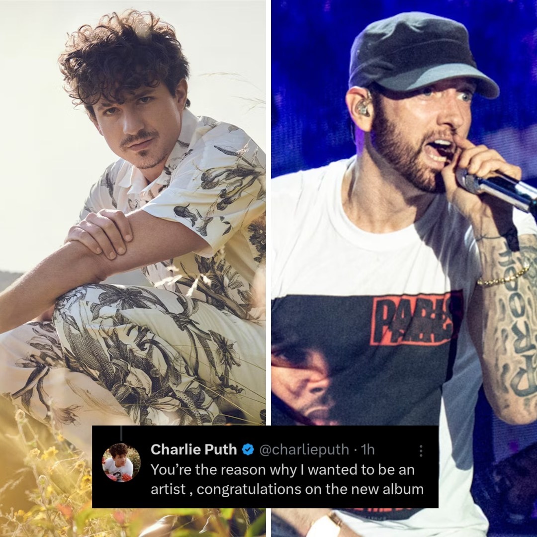 Charlie Puth Extends Congratulations to Eminem on His Latest Album ...