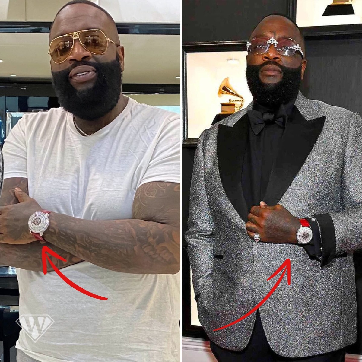 Rick Ross’ Splendor: Famous Rapper Showcases Luxury Watch Collection ...