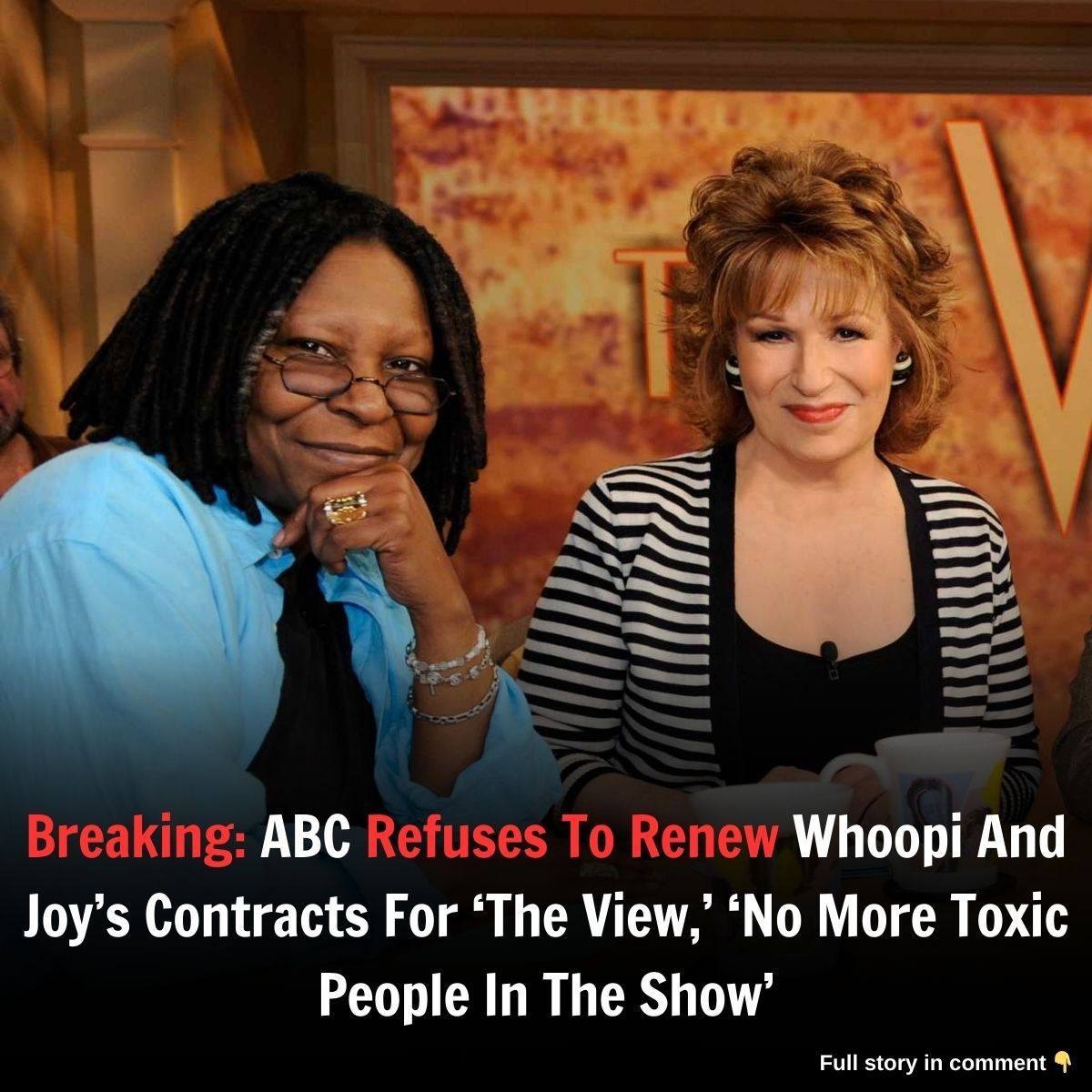Breaking: ABC Refuses To Renew Whoopi And Joy's Contracts For 'The View ...