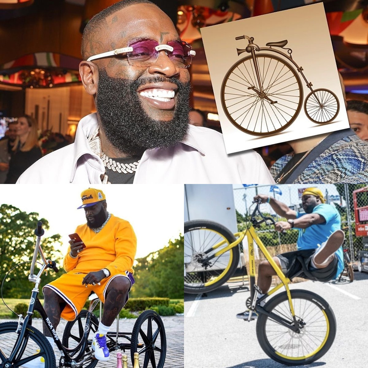 Recently, Rap King Rick Ross gave the winner a $1,000 challenge to ride ...