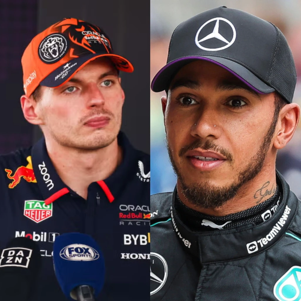 Very quickly, Lewis Hamilton responded to Max Verstappen after the Red ...