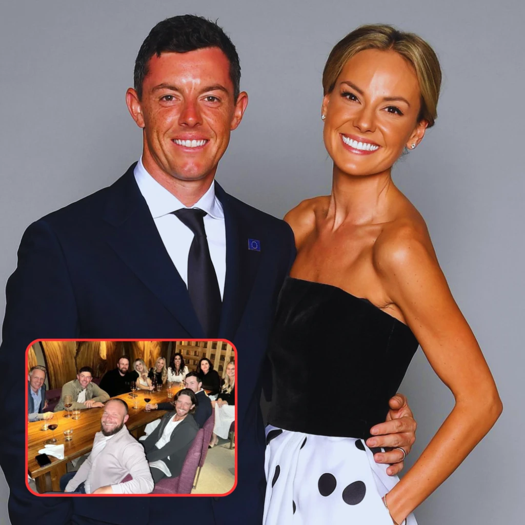 Rory McIlroy has dinner with wife and Ryder Cup team-mates ahead of ...