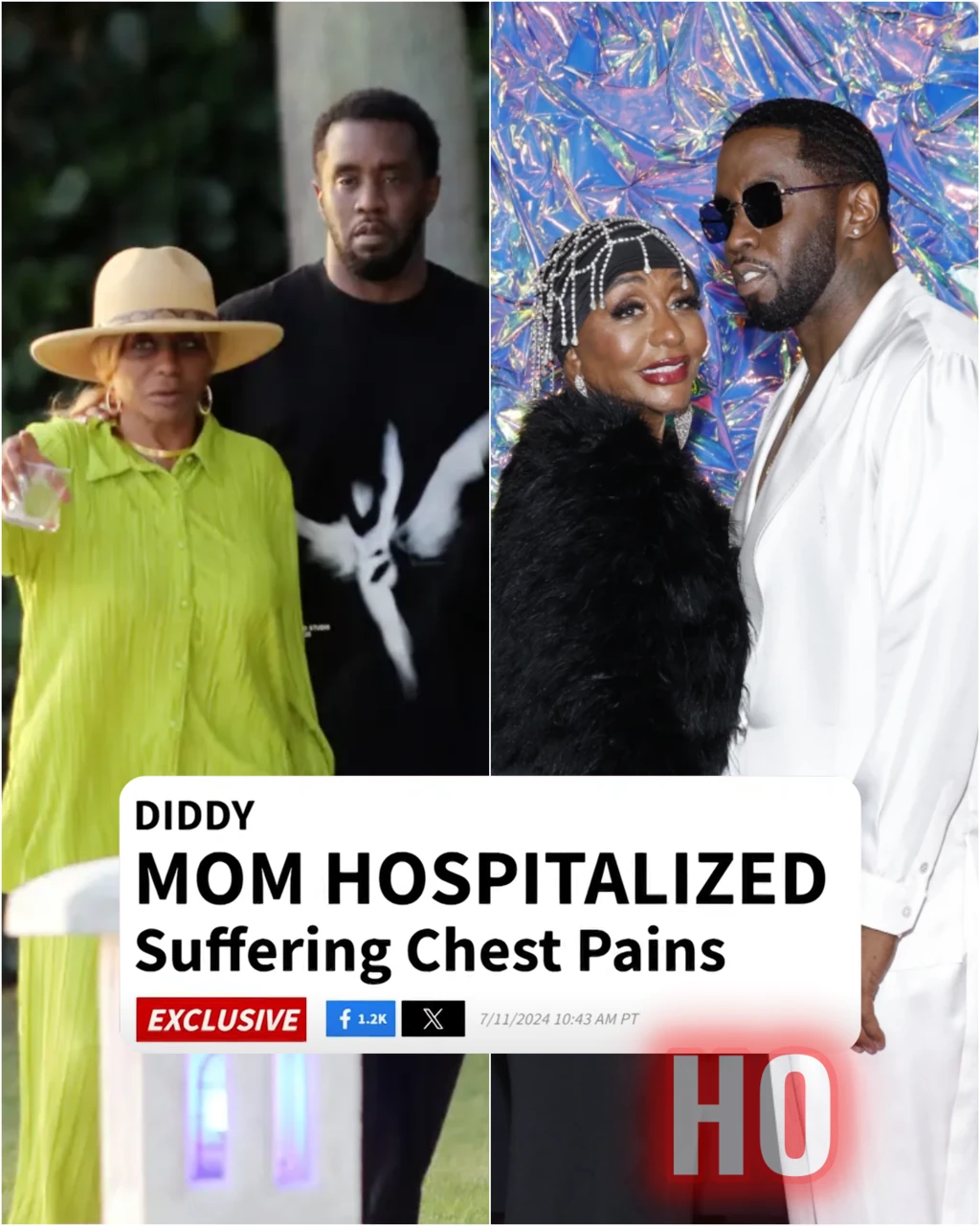 SAD: Diddy's Mom Last Breath | Diddy Flees Home & FBI Issues Warrant ...