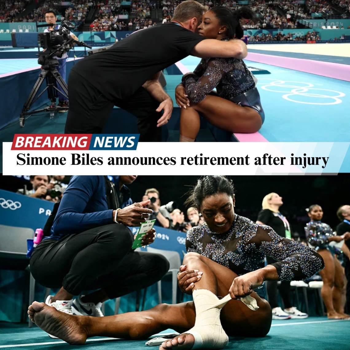 Simone Biles announces retirement after injury at the Olympics - News
