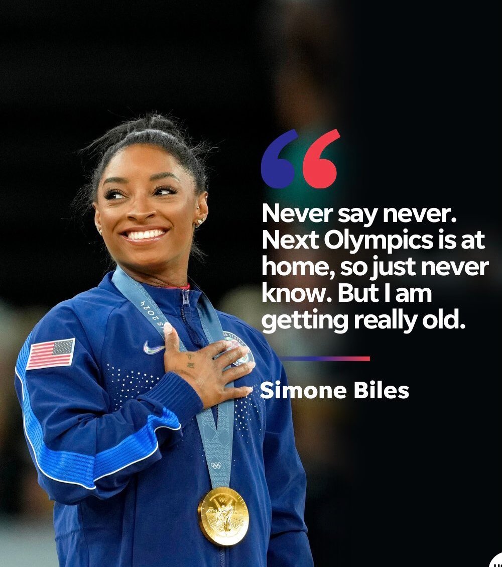 Why Simone Biles is leaving the door open to compete at 2028 Olympics ...