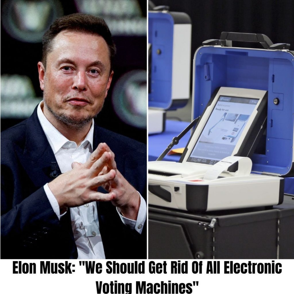 Elon Musk: “We Should Get Rid Of All Electronic Voting Machines” - News