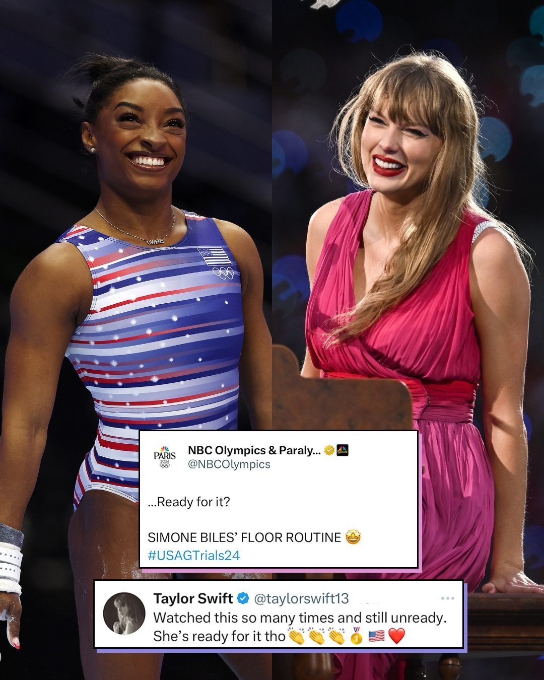 Taylor Swift says Simone Biles made her interested in women in sports ...