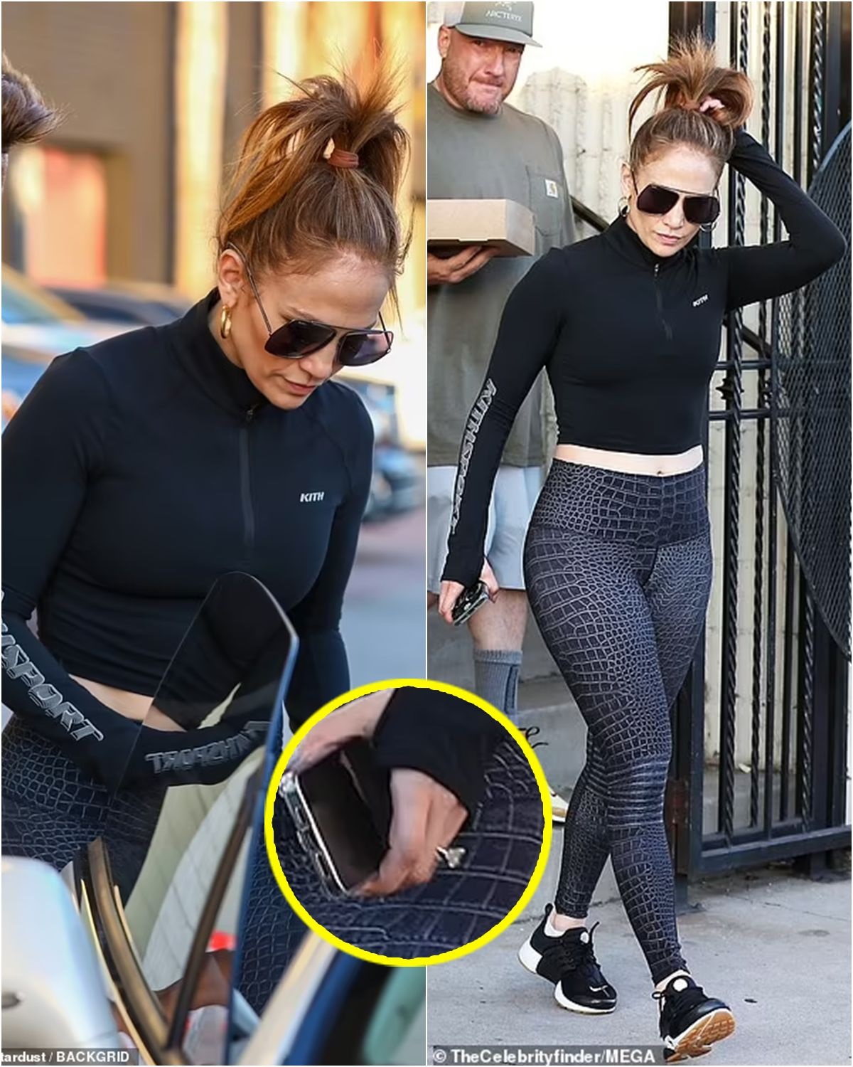 Here coмes Mrs. Affleck! Jennifer Lopez arrives at LA dance stυdio in ...