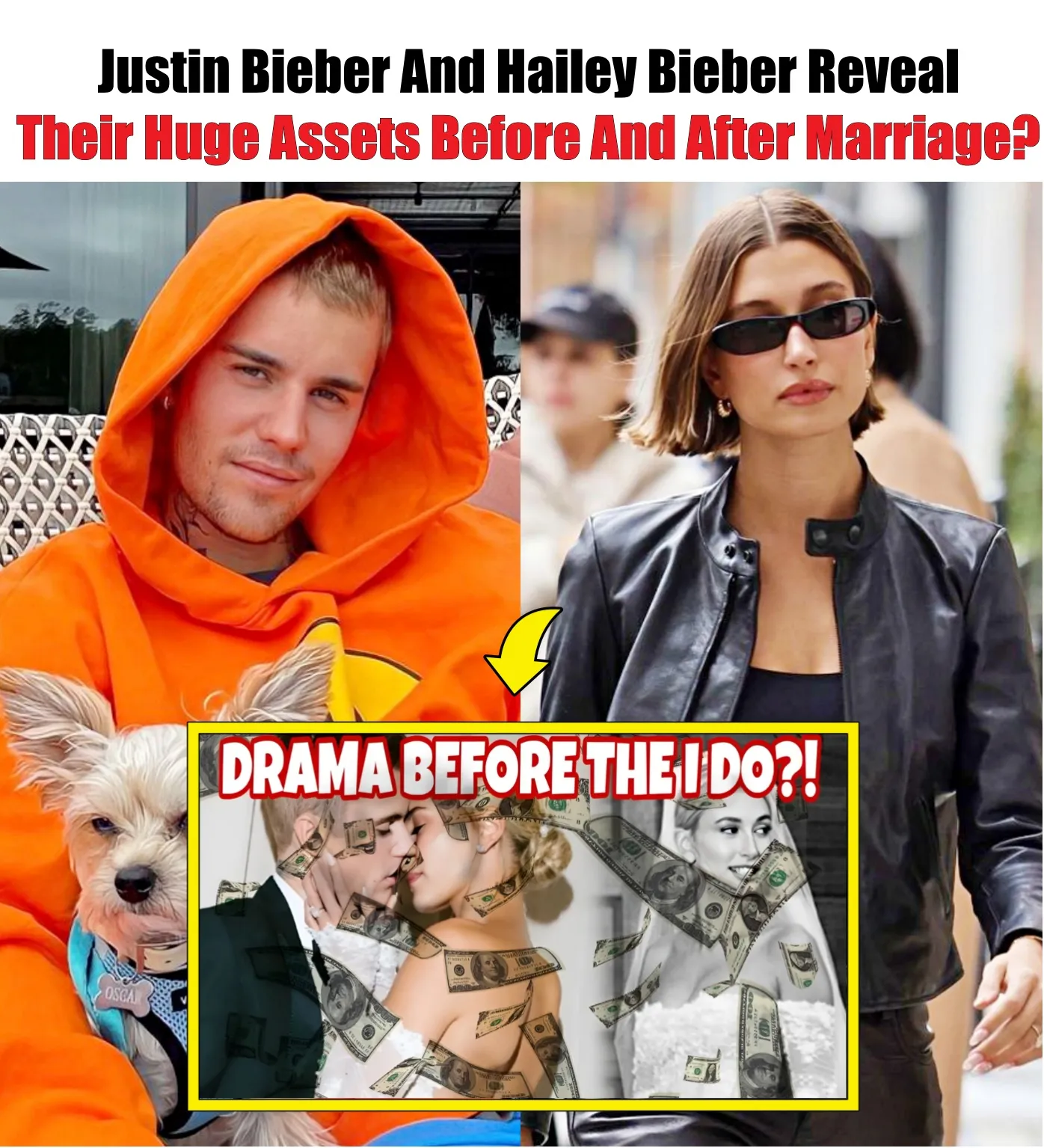 Justin Bieber AND Hailey Bieber REVEAL THEIR HUGE ASSETS BEFORE AND ...