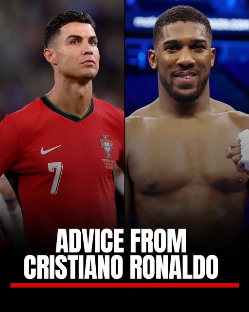 BIG REVELATION - Anthony Joshua reveals Cristiano Ronaldo's advice that ...
