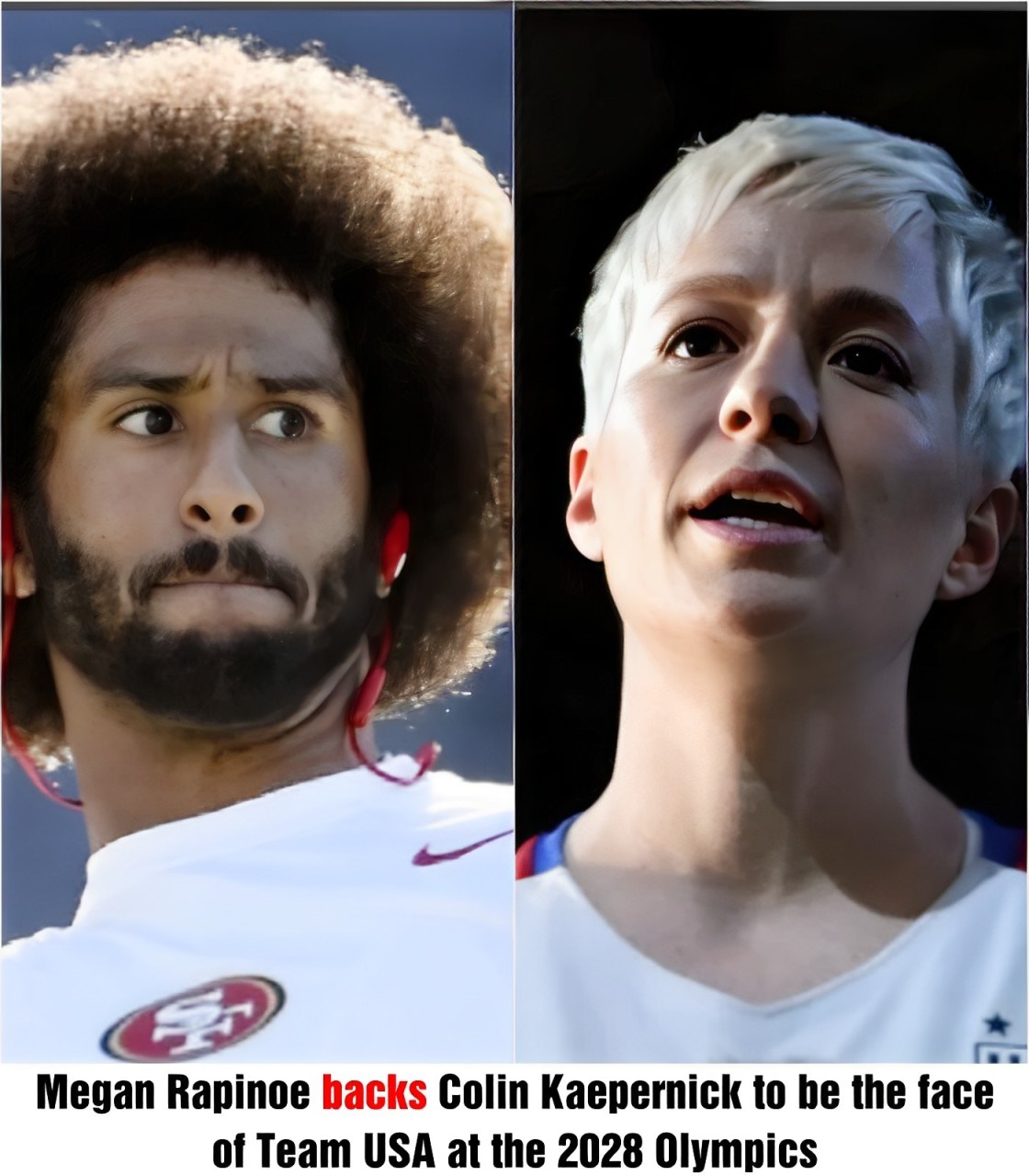 Megan Rapinoe backs Colin Kaepernick to be the face of Team USA at the ...