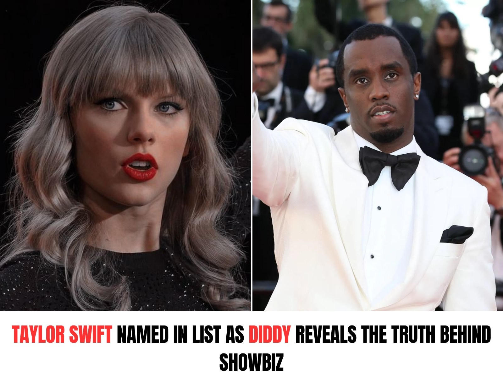 Taylor Swift Named In List As Diddy Reveals The Truth Behind Showbiz ...