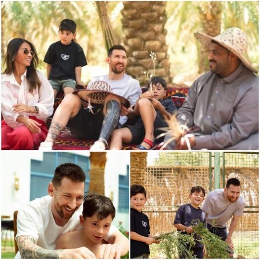 Look: Lionel Messi visits Saudi Arabia for family holiday, marvels at ...