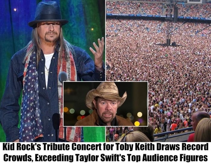 Kid Rock’s Tribute Concert for Toby Keith Surpasses Taylor Swift’s Peak ...