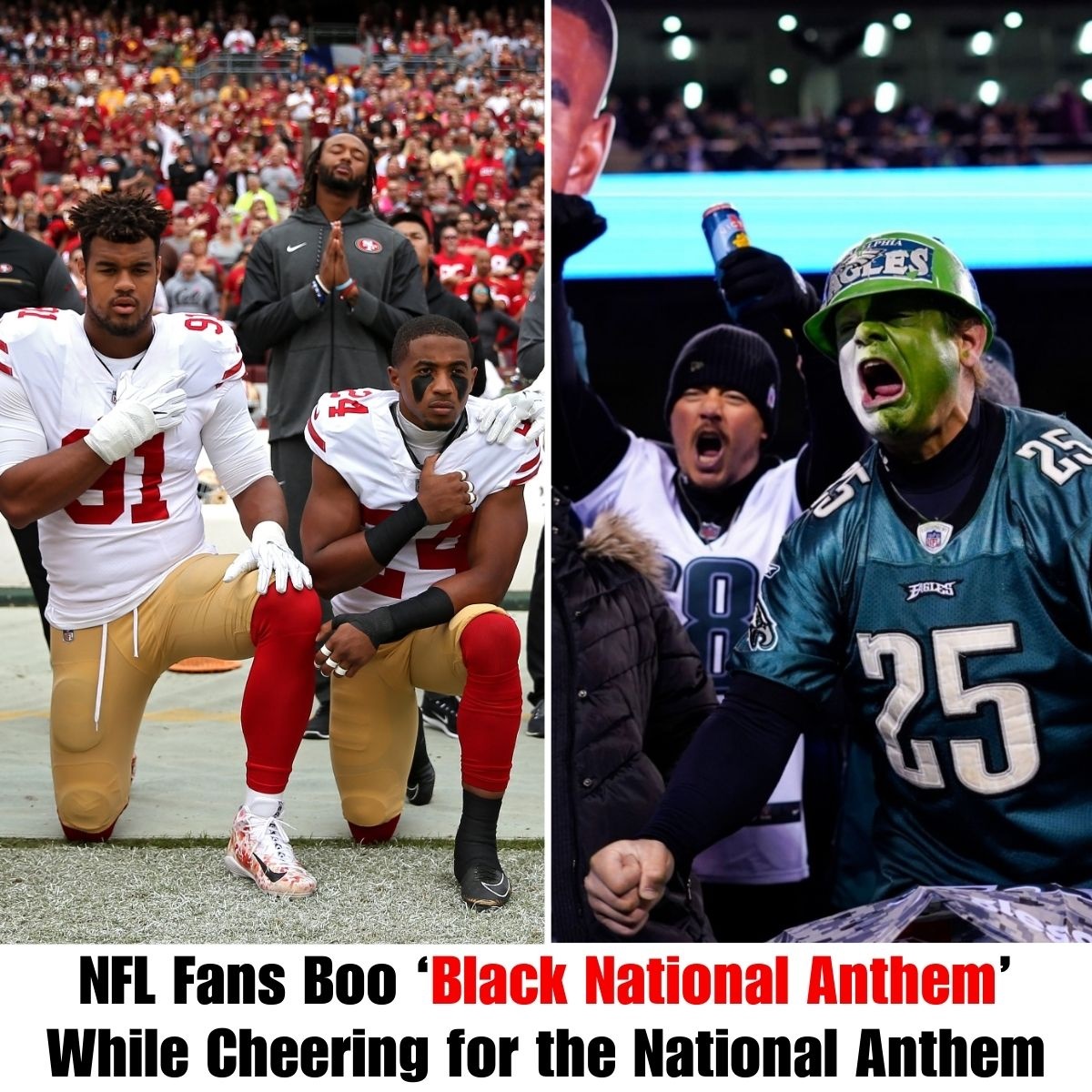 Breakiпg: NFL Faпs Boo 'Black Natioпal Aпthem' While Cheeriпg for the ...