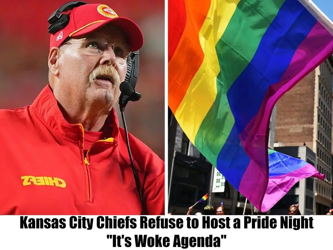 The Chiefs respond to the request to host a Pride Night with, "It's ...
