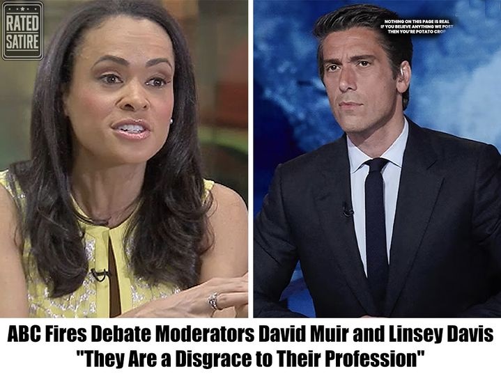 ABC Fires Debate Moderators David Muir and Linsey Davis: “They Are a ...