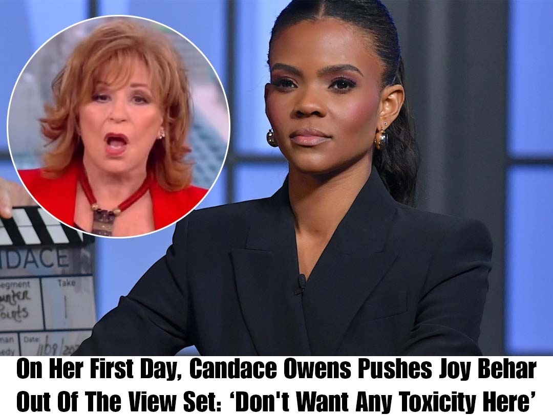 On Her First Day, Candace Owens Pushes Joy Behar Out Of The View Set - News