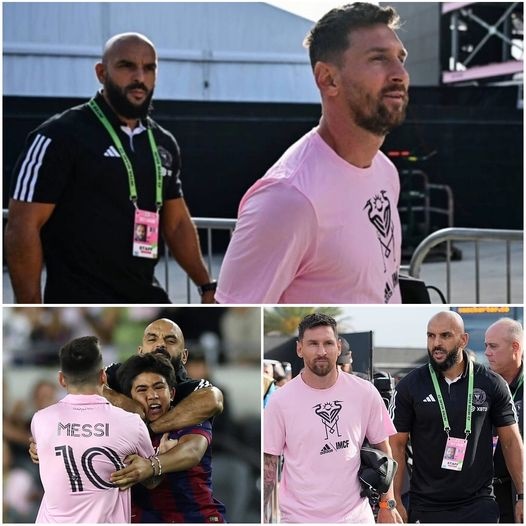 Messi’s bodyguard, who receives a salary of tens of billions, stunned ...